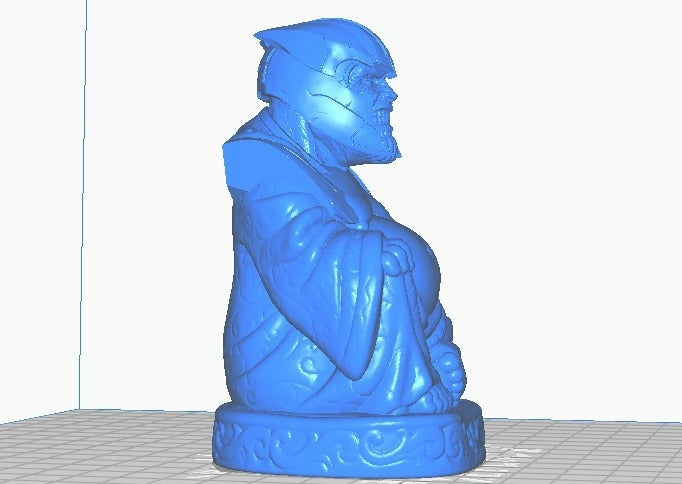 Archivo STL gratis Thanos Buda con casco (Marvel Collection)・Modelo ...
