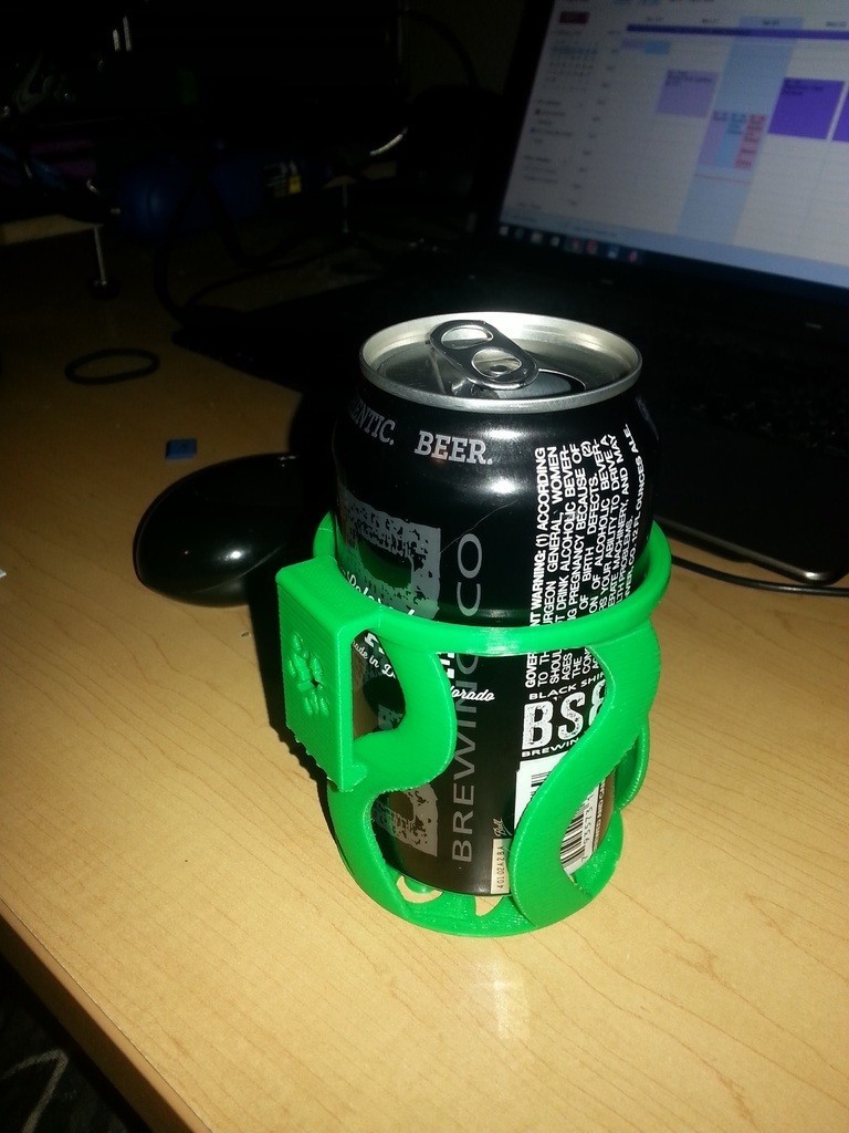 Free STL file Beer Can Holder・Template to download and 3D print・Cults
