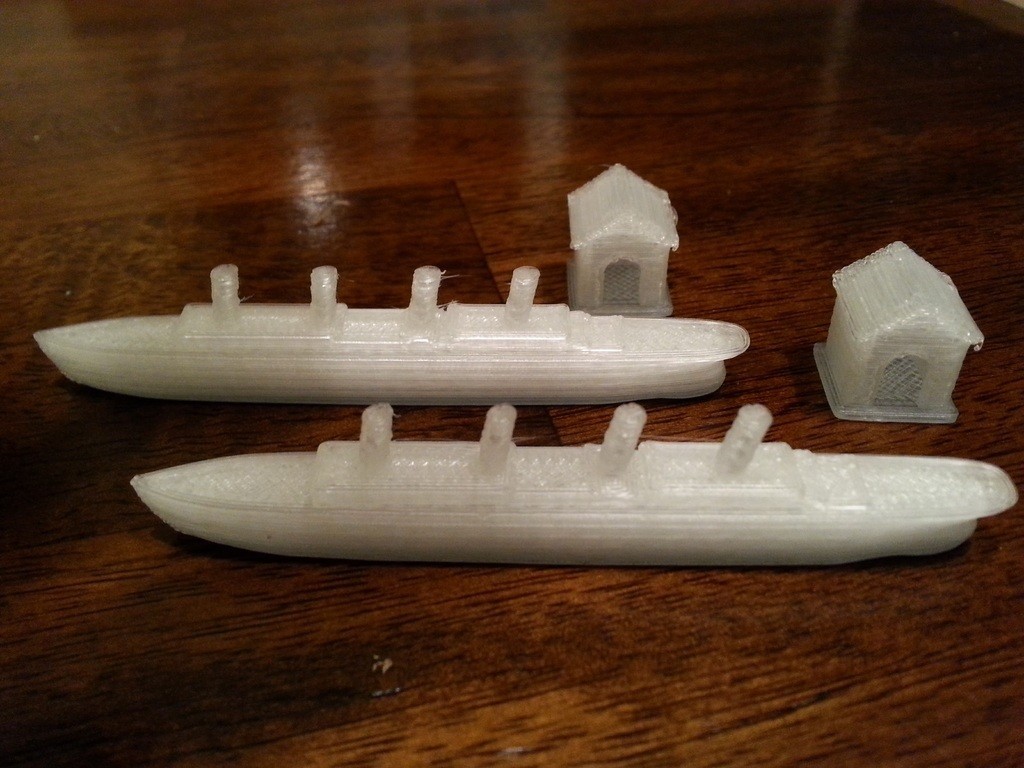 Download free STL file Titanic Model - Accurate Shape • 3D printer ...
