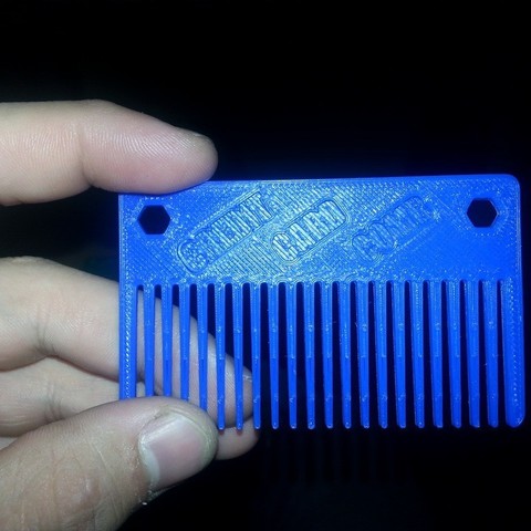 Download free 3D printer model Credit Card Comb ・ Cults