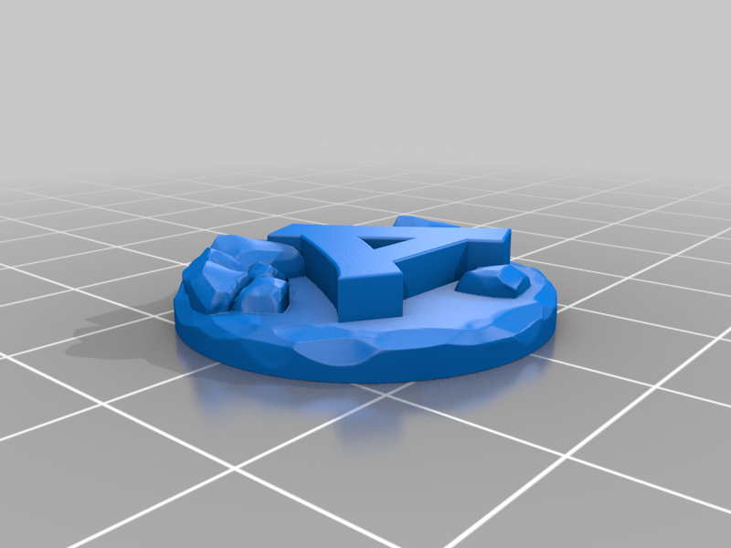 Free 3D file TOKEN ACTION 🎲・3D printer model to download・Cults