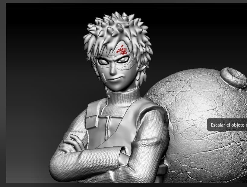 STL file gaara naruto 🦸・3D printable model to download・Cults