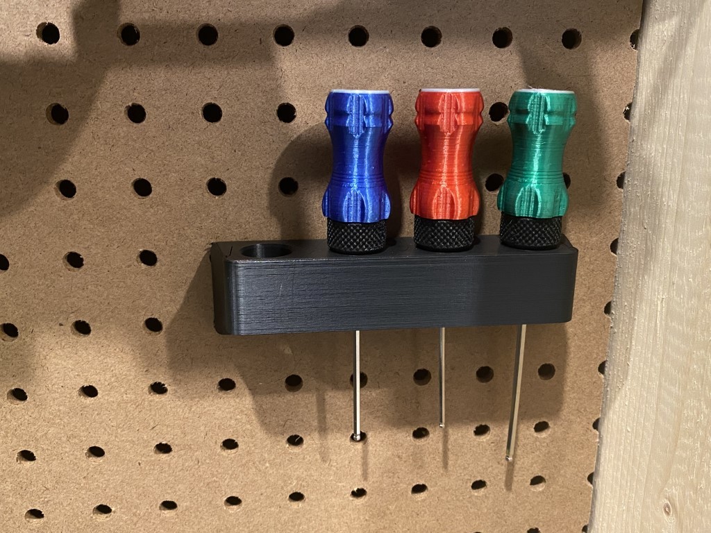 Free 3D file PegBoard HexKey Holder・Object to download and to 3D print ...