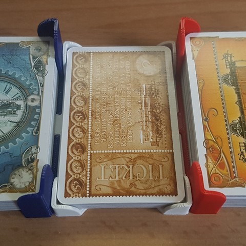 Download STL file ticket to ride card organizer • 3D printer design ・ Cults