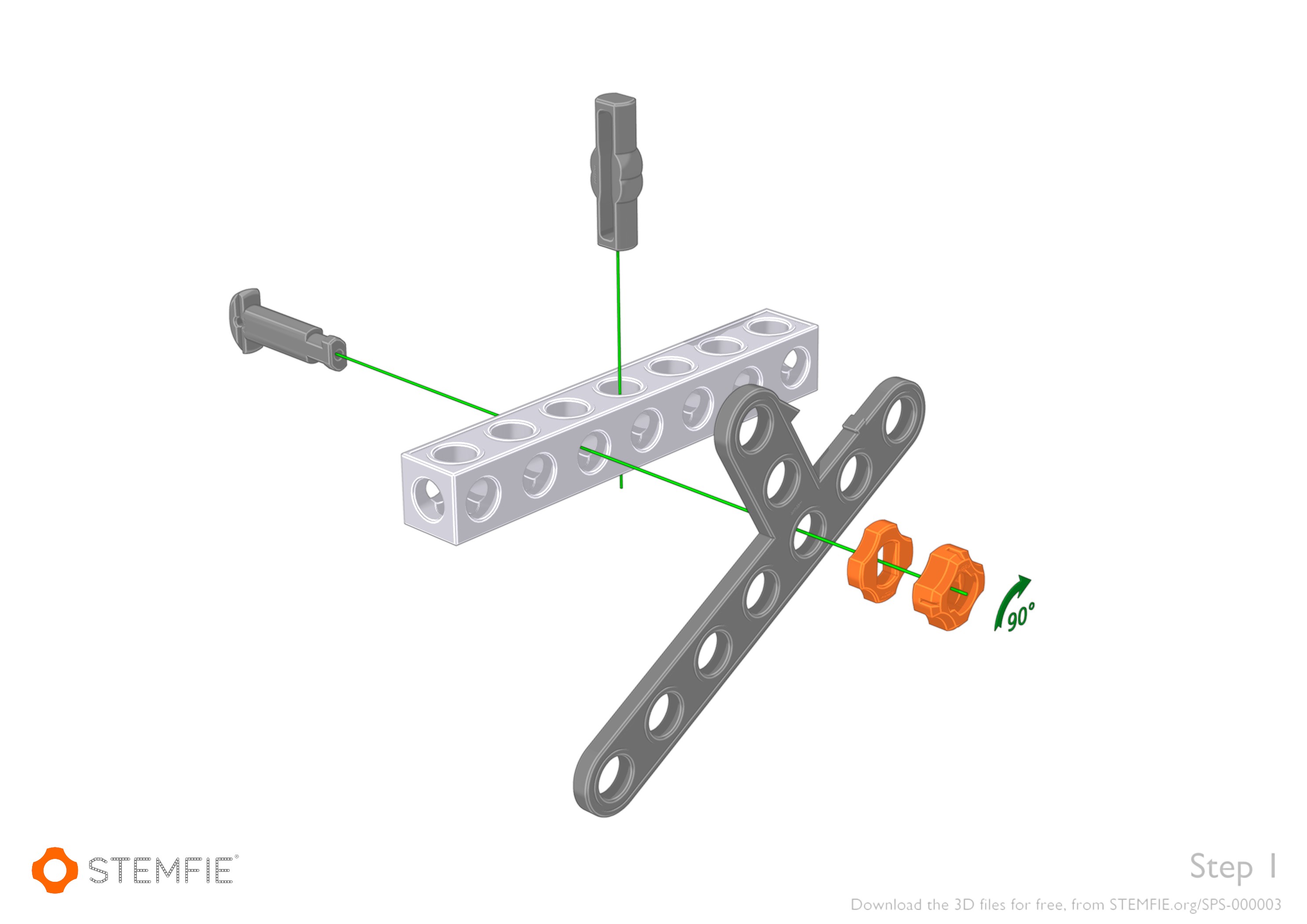Free STL file STEMFIE Desktop Catapult・3D printing idea to download・Cults