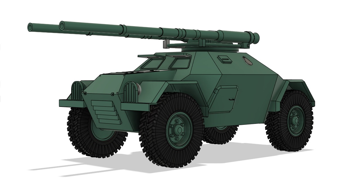 STL file 1/35 Armoured car OA vz 82 JARMILA・Model to download and 3D ...