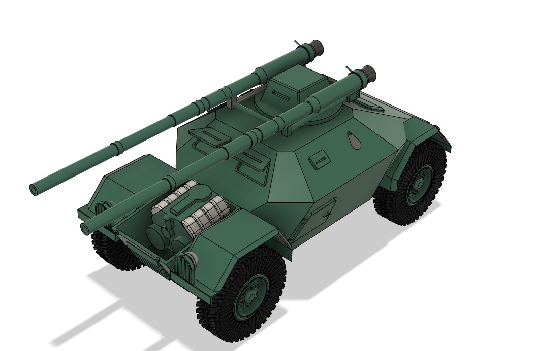 STL file 1/35 Armoured car OA vz 82 JARMILA・Model to download and 3D ...