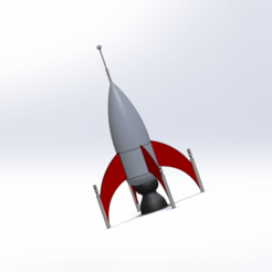 STL files for 3D printer Rocket ・ Cults