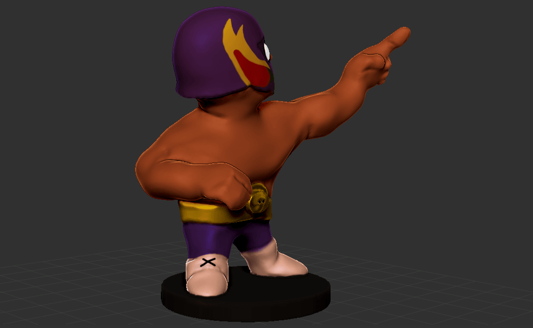 STL file El Primo (Costo) Brawl Stars・3D printable model to download・Cults