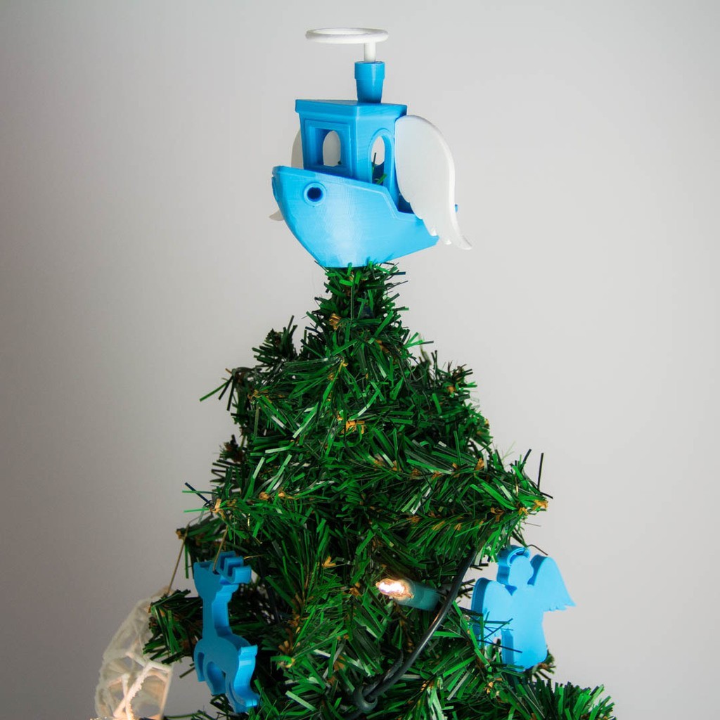 Free STL file AngelBenchyTreeTopper・3D print design to download・Cults