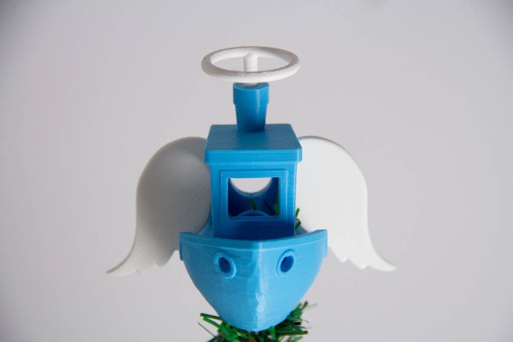 Free STL file AngelBenchyTreeTopper・3D print design to download・Cults