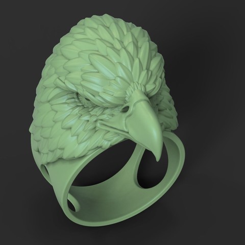 Download STL file Eagle vol2 ring • 3D printer model ・ Cults
