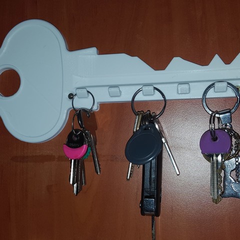 Download OBJ file KEY - Key hanger • 3D print model ・ Cults
