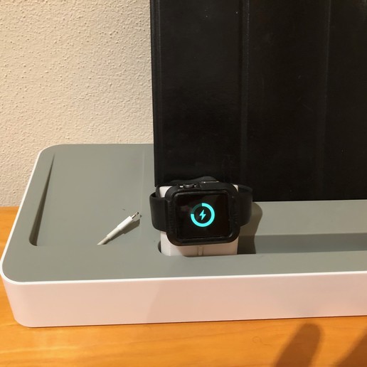 Download free STL file Apple watch stand for Desktop Charging Station ...