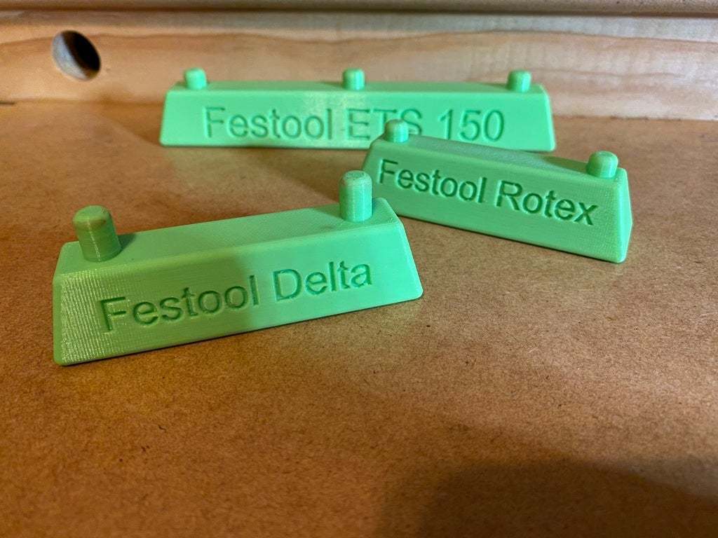 Free STL file Sanding disk application guides for Festool sanders・3D ...