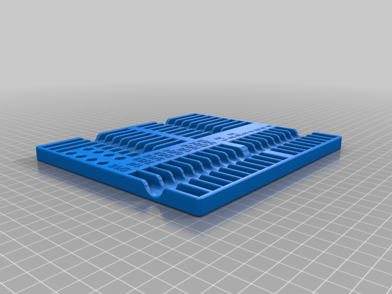 Free STL file Driver bit tray・3D printer model to download・Cults