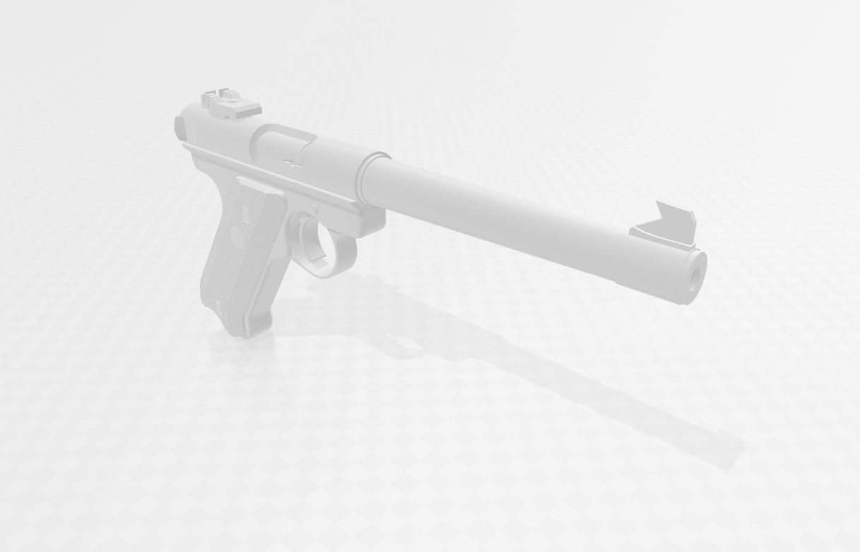 STL file Ruger MK III v 1.0 - For cosplay・3D print design to download・Cults