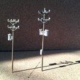 Download free 3D printing files Utility Pole - N scale Model Railroad ...