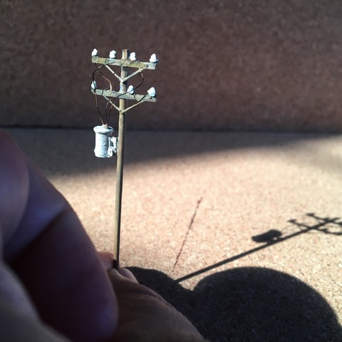 Download free 3D printing files Utility Pole - N scale Model Railroad ...