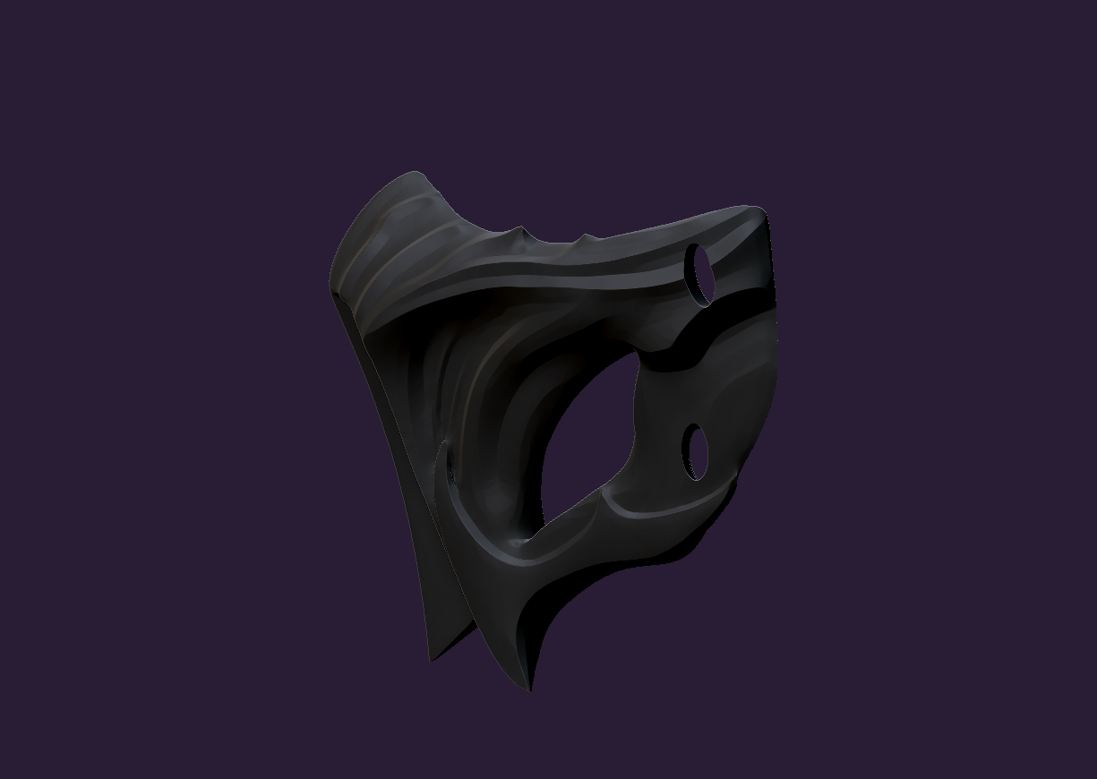 OBJ file Ninja Mask・3D printing template to download・Cults