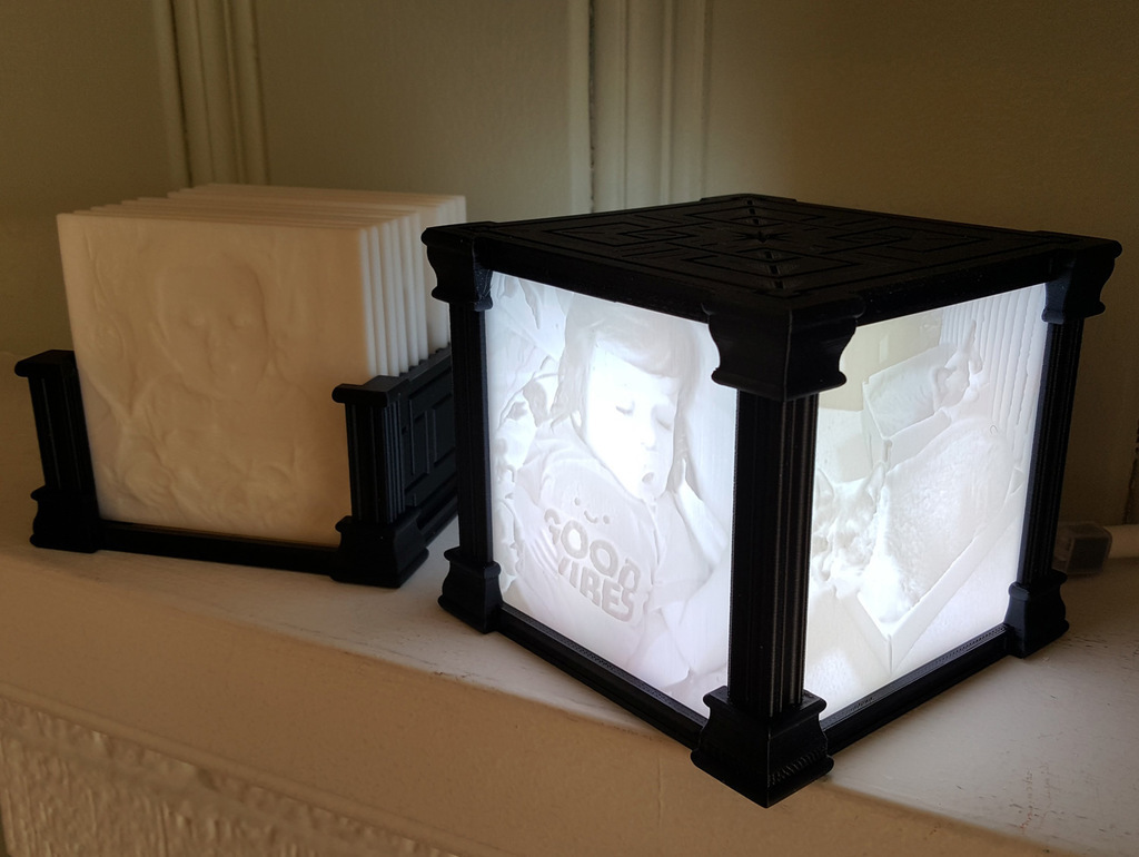 Free 3D file Lithophane Display with Multiple Configurations and ...