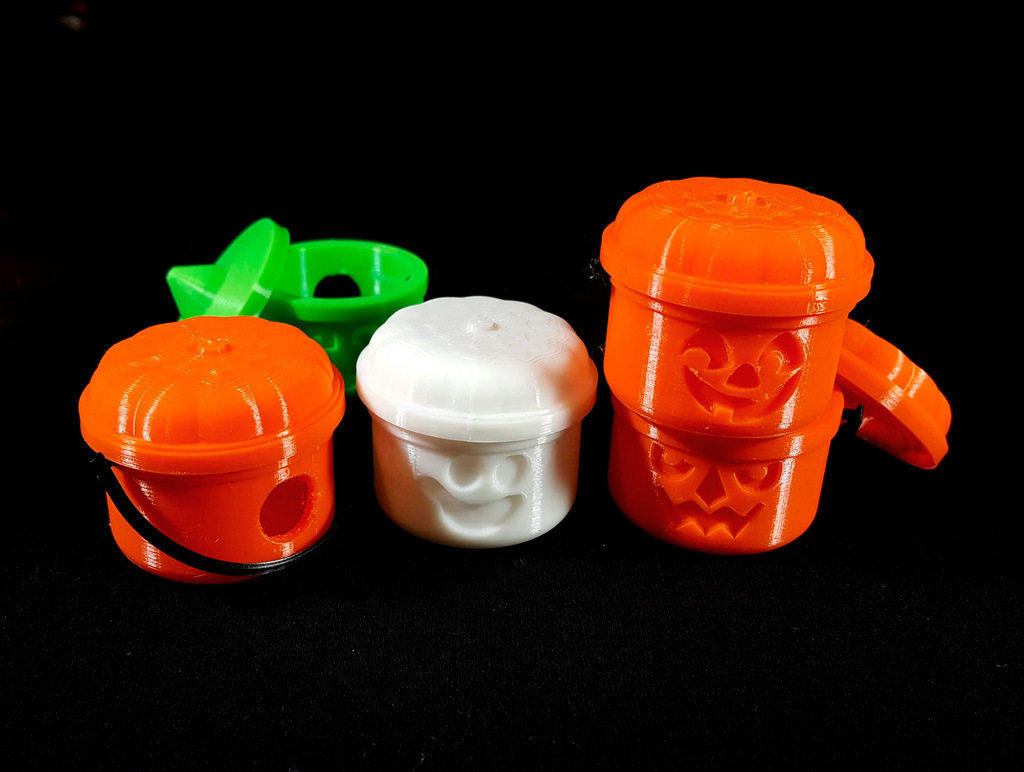 Free 3D file Mini Halloween McBuckets 🎃・3D printable model to download ...