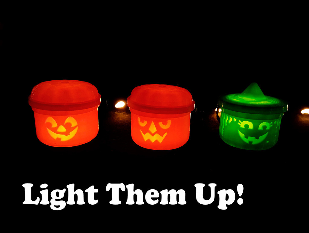 Free 3D file Mini Halloween McBuckets 🎃・3D printable model to download ...