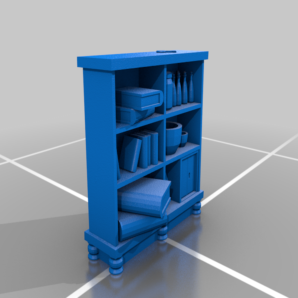 Free 3D file Bookshelf・3D printable model to download・Cults