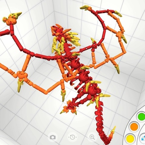 Download free STL file Flame Dragon • 3D print model ・ Cults