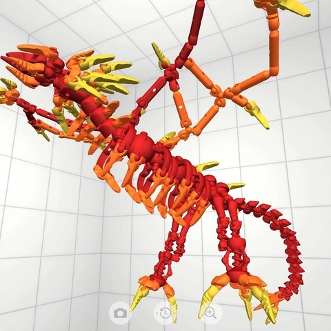 Download free STL file Flame Dragon • 3D print model ・ Cults