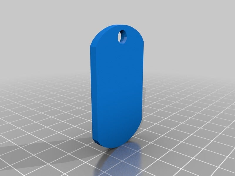 Free STL file dog tag lisa・3D printable design to download・Cults