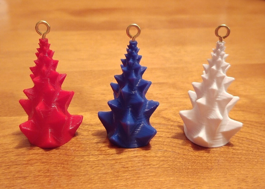 Free STL file Fractal Tree Ornaments・3D print design to download・Cults