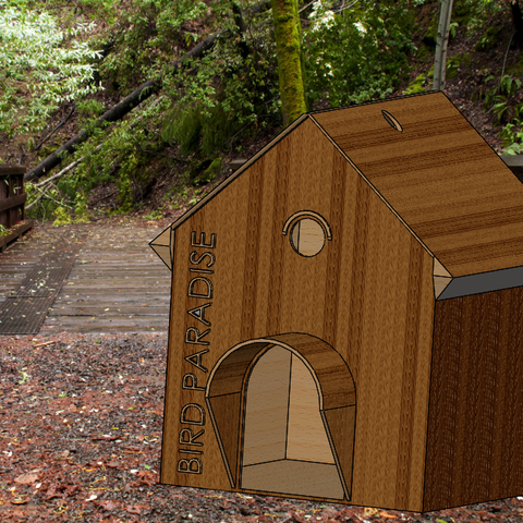 Download STL files bird house ・ Cults