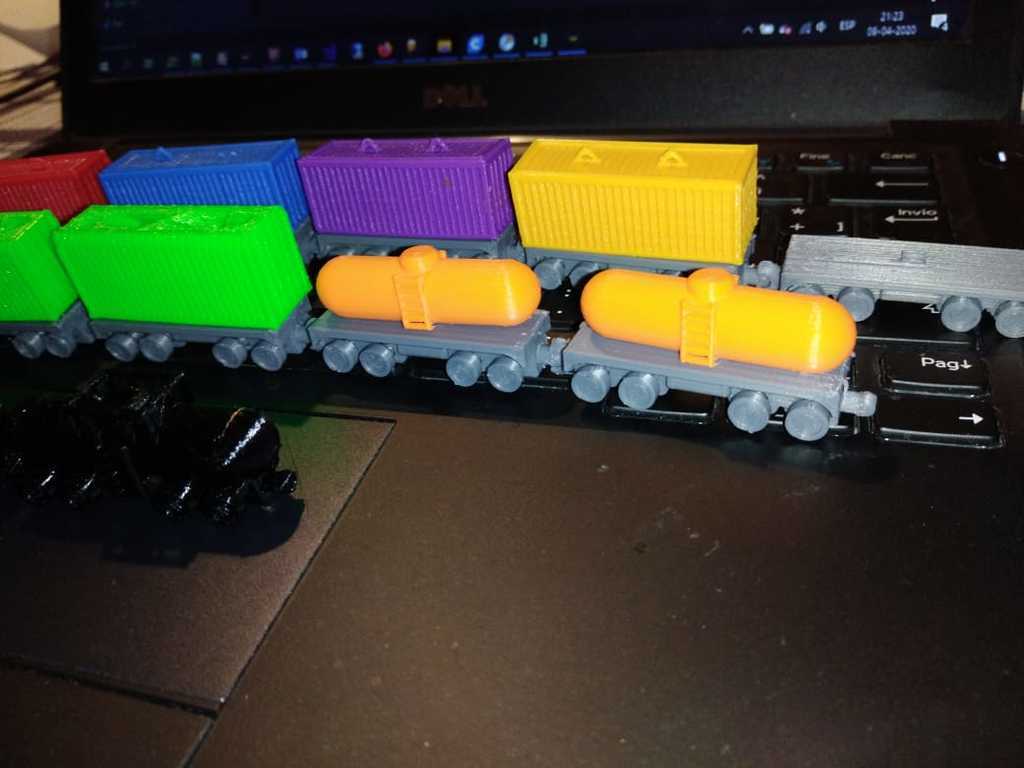 Free STL file Train model・3D printer model to download・Cults