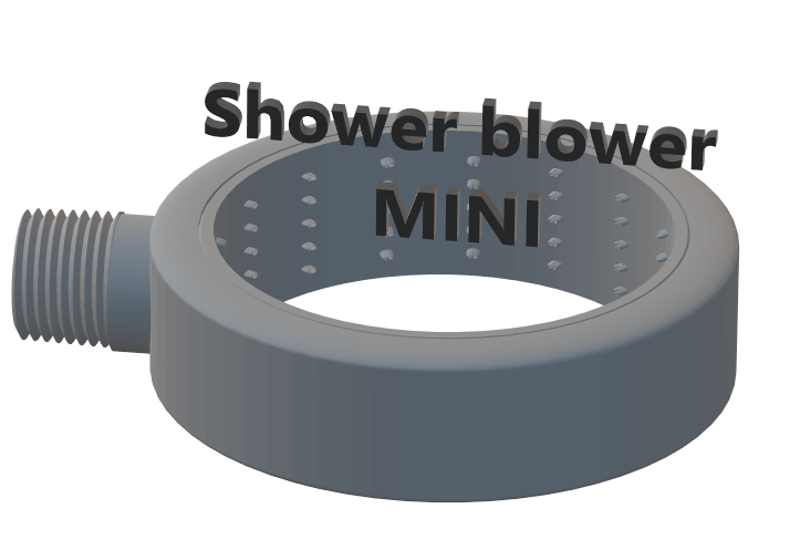 Archivo STL Shower-Blower MINI・Idea de impresión 3D para descargar・Cults
