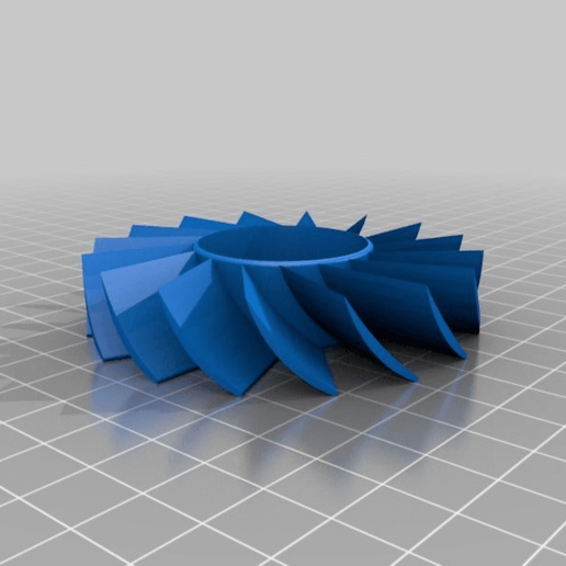 Download free STL file Cooling fan replacement blades 80mm • 3D printer ...