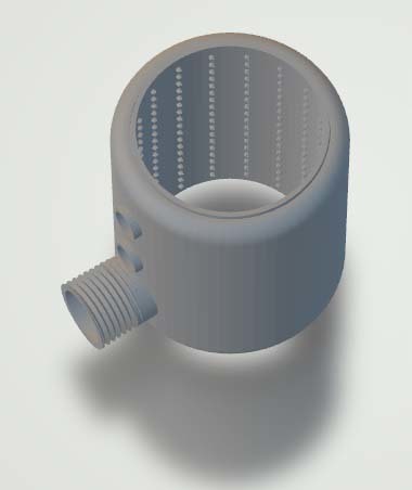 STL file Shower-Blower V2・3D printing template to download・Cults