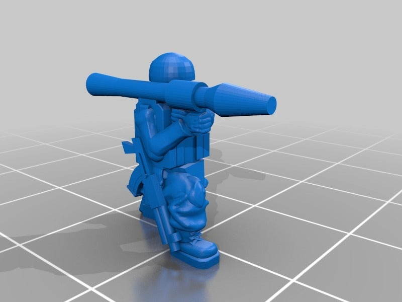 Free STL file Late Cold War USSR Mechanized Infantry 1/100・3D printable ...