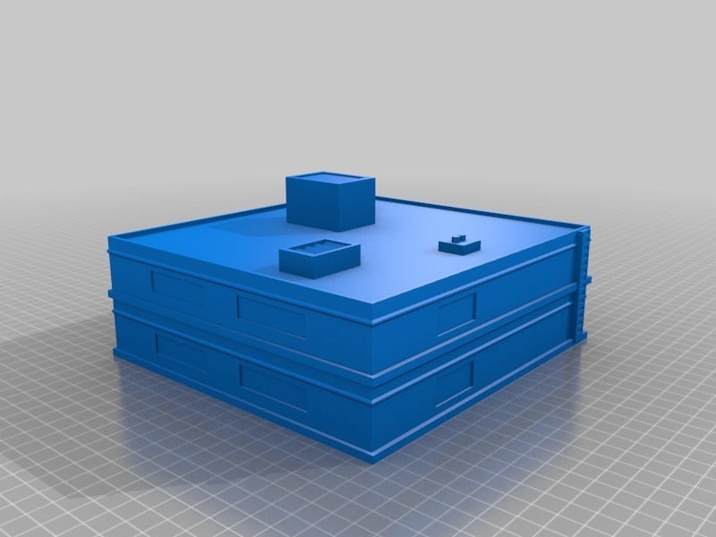 Free STL file 1/100 scale (15mm) low detail Buildings 🏘️・3D print ...