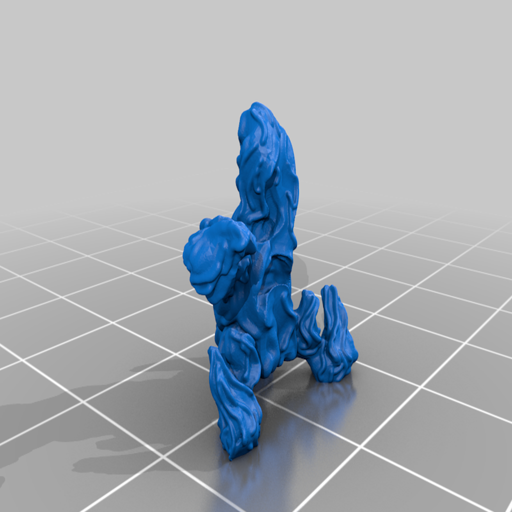 Free STL file Living Flame Elemental・3D printable model to download・Cults