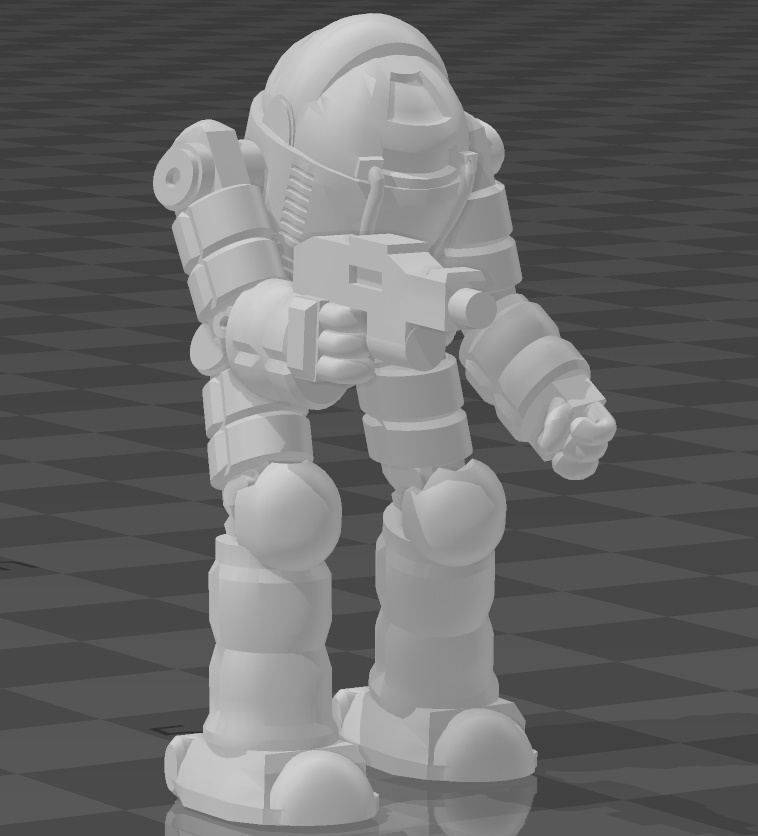 Free STL file OGRE Mecha Defense Suit (4 Poses)・3D printing model to ...