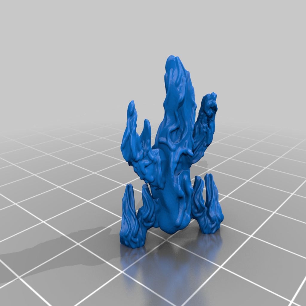 Free STL file Living Flame Elemental・3D printable model to download・Cults