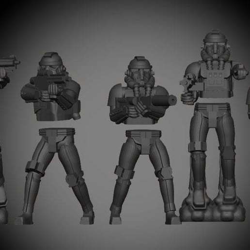 Download free STL file Jet Troopers • 3D print design ・ Cults
