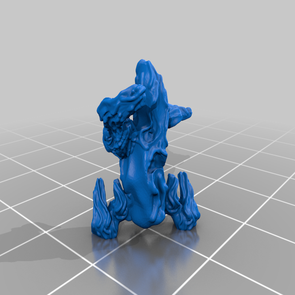 Free STL file Living Flame Elemental・3D printable model to download・Cults
