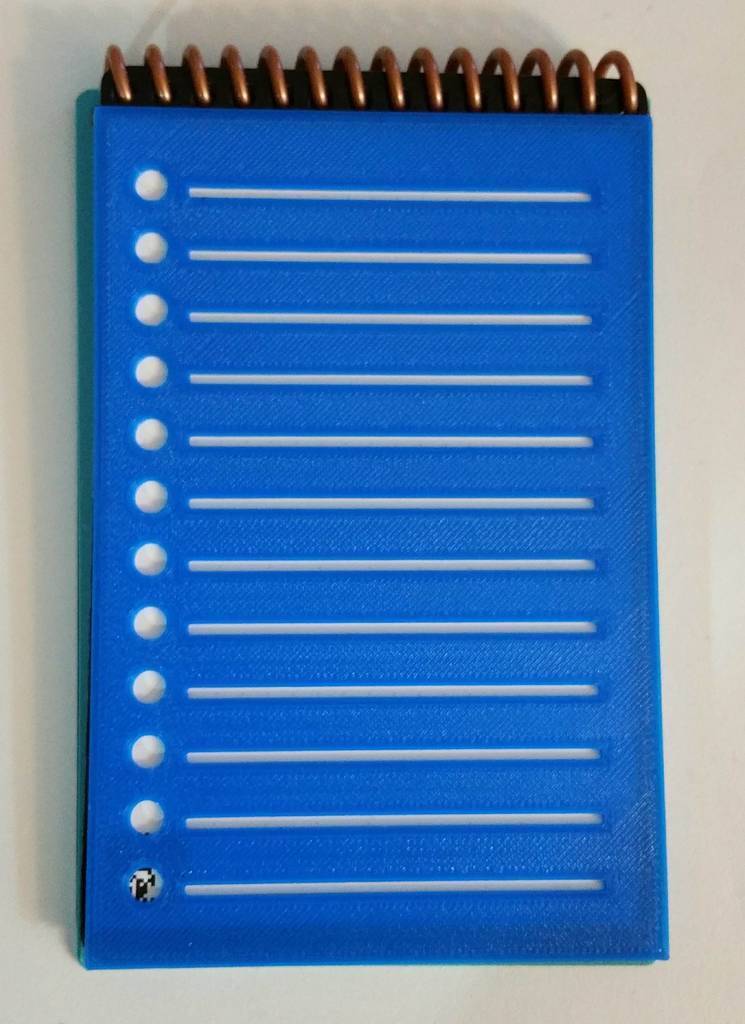 Free STL file Rocketbook Mini Checklist Stencil・3D print model to ...