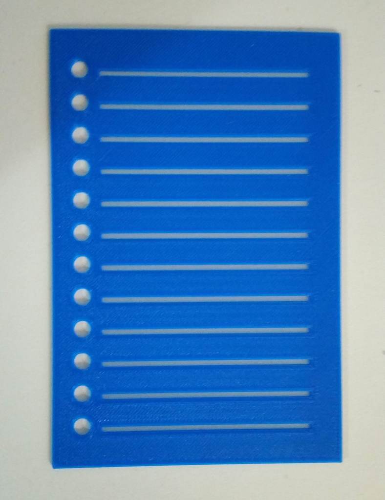 Free STL file Rocketbook Mini Checklist Stencil・3D print model to ...