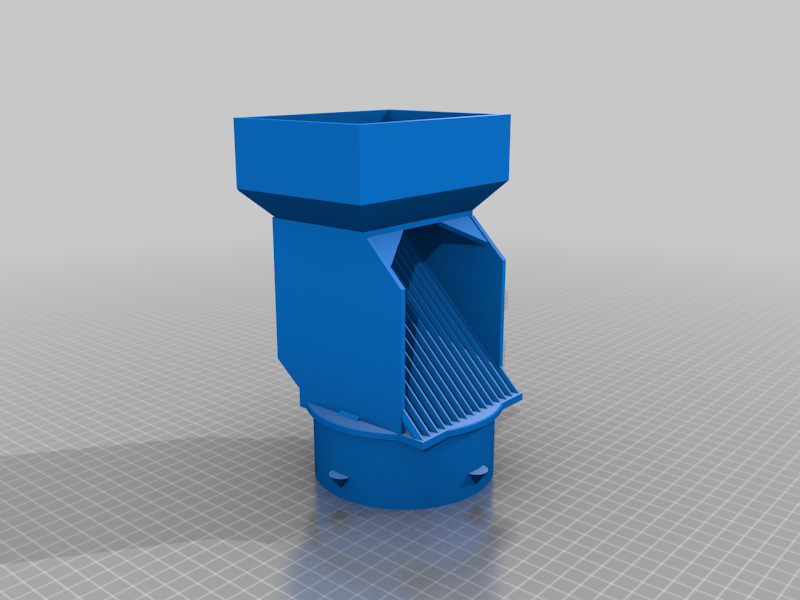 Free 3D file Rectangular 4x3 Rain Catchment Leaf filter to 4 ...