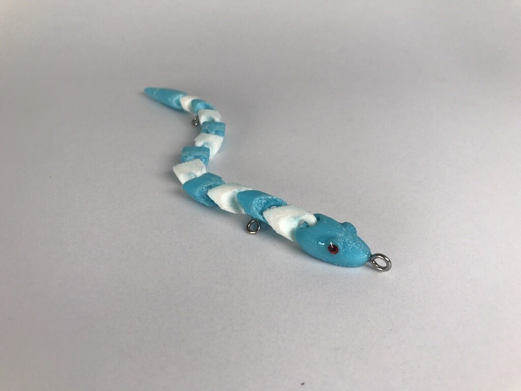 Free STL file fishing Lure for Bass - snake lure(2color)・3D printing ...