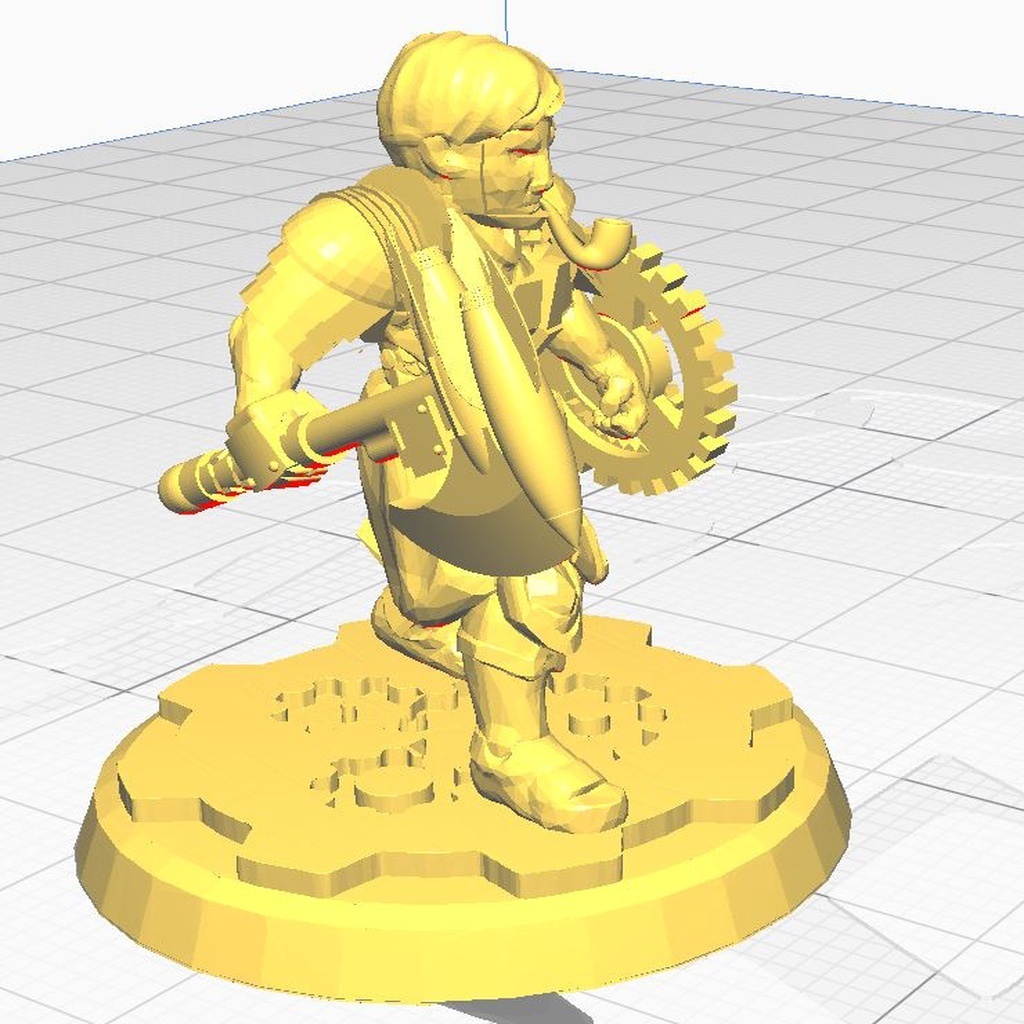 Free 3D file Gimble Cog ( Steampunk Gnome )・3D printer design to ...