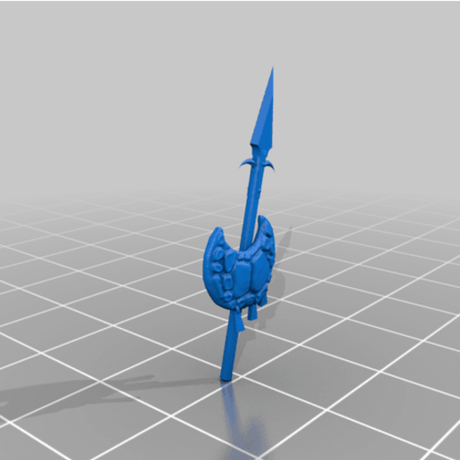 Download free STL file Saurian Skinks - Shield-Javelin • 3D print ...